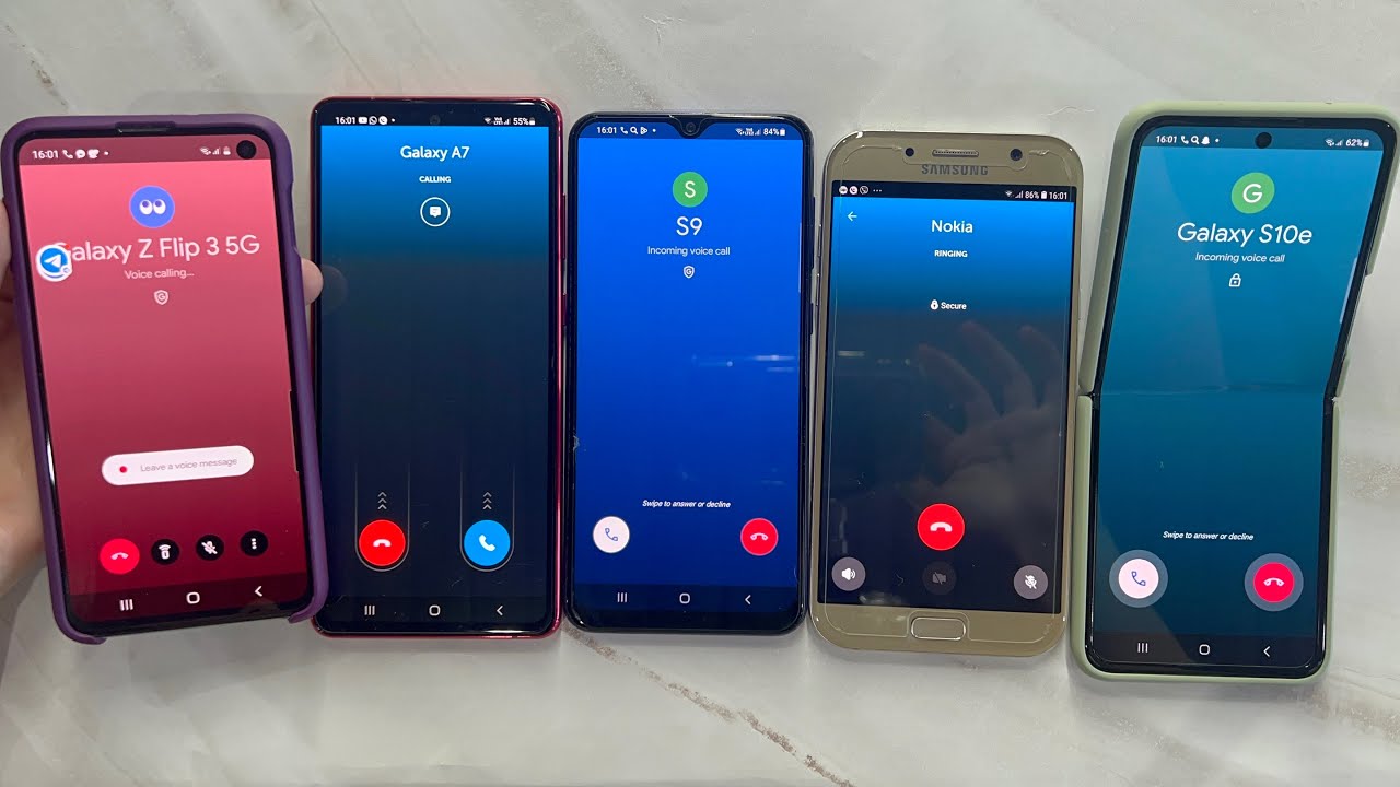 Group Calls on all Phones Google Duo & BIP Samsung Galaxy A8 & Z Flip3 ...