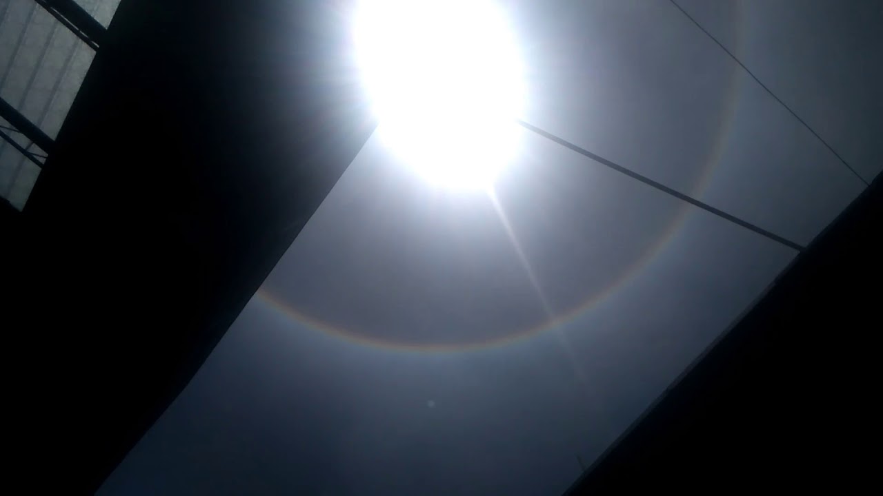 Witnessed Solar eclipse today at Shani temple - YouTube