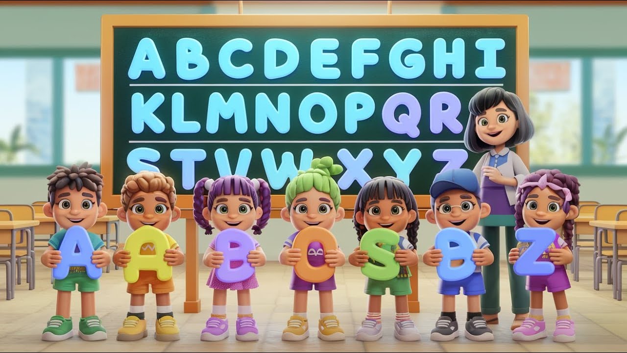 Learn ABC|English Alphabet Learn A toZ|ABC+ Song five little ducks ...