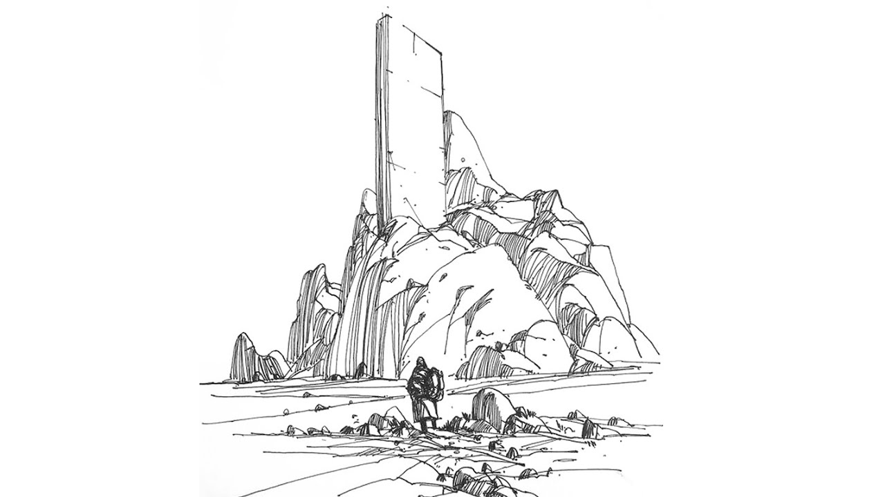 Landscape Sketching Series | Rocks - YouTube