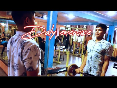 Daly exercise 💪🏻chest exercise 👯‍♂️👯‍♂️ trainer k sath #जिम #jim - YouTube