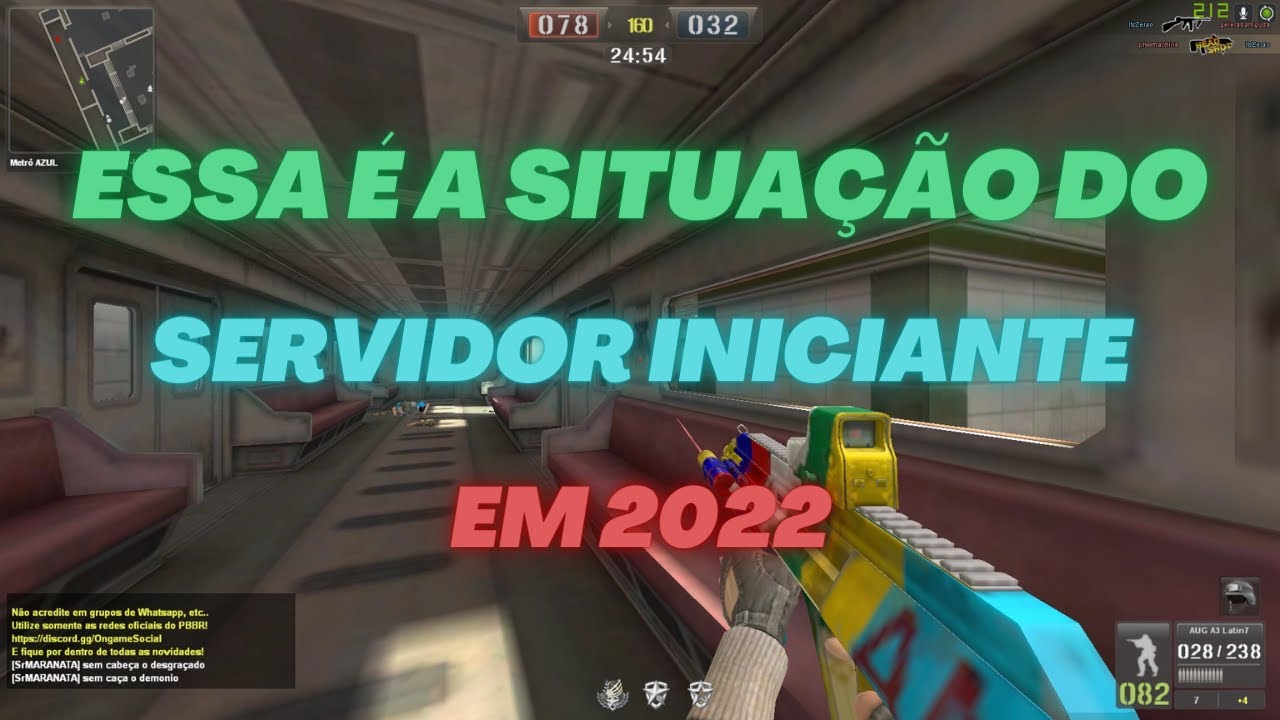 A SITUAÇÃO DO SERVIDOR INICIANTE NO POINT BLANK EM 2022 !! - YouTube