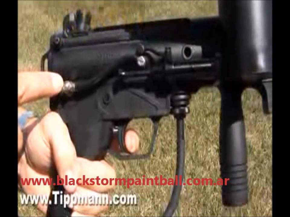 Marcadora A5 con RT- Blackstorm Paintball - YouTube