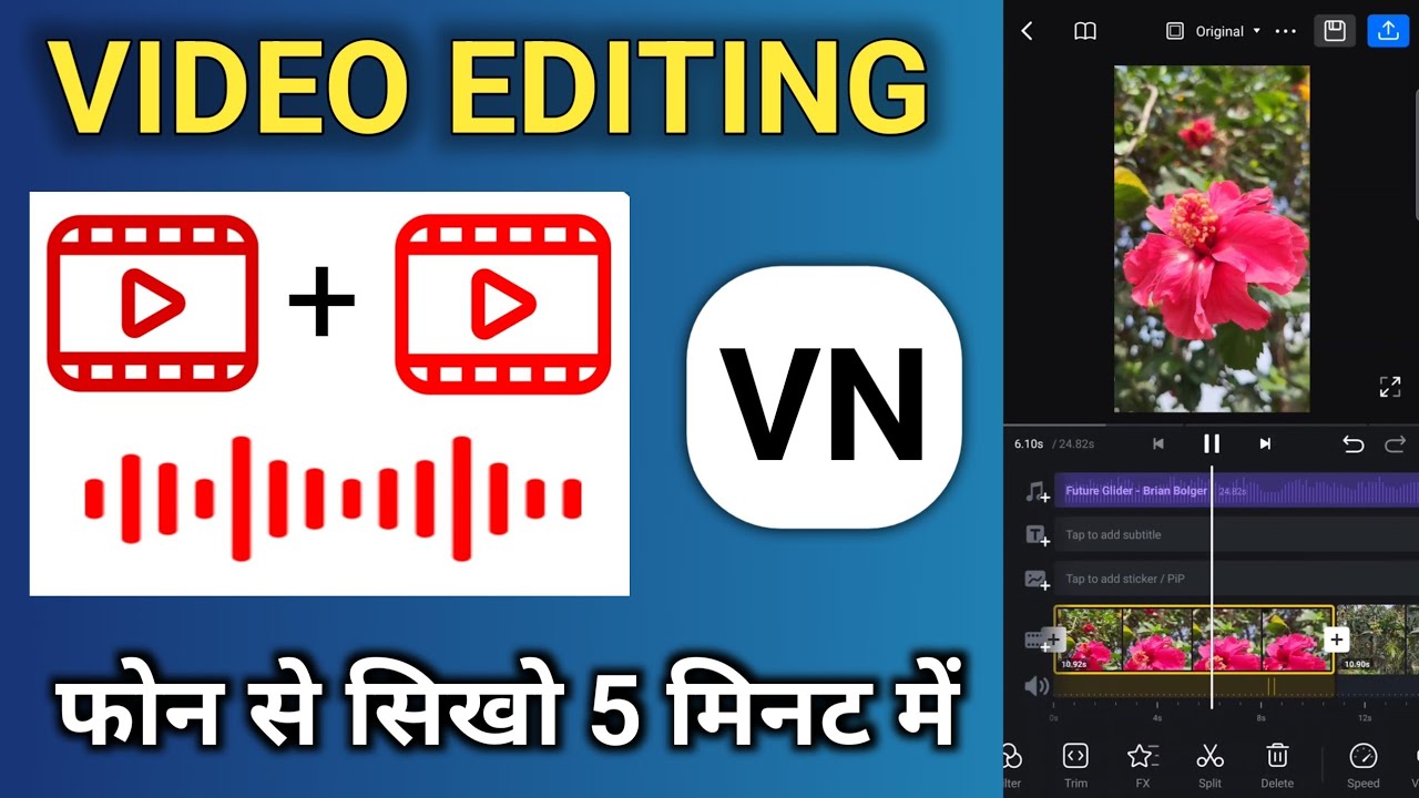 video editing kaise kare | VN Video editor full tutorial in hindi ...