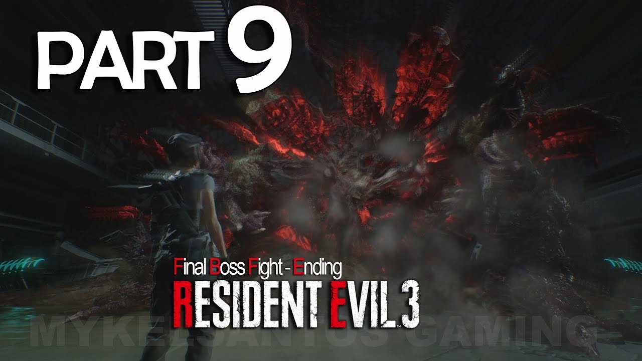 RESIDENT EVIL 3 REMAKE Walkthrough Gameplay Part 9 - Final Boss Fight ...