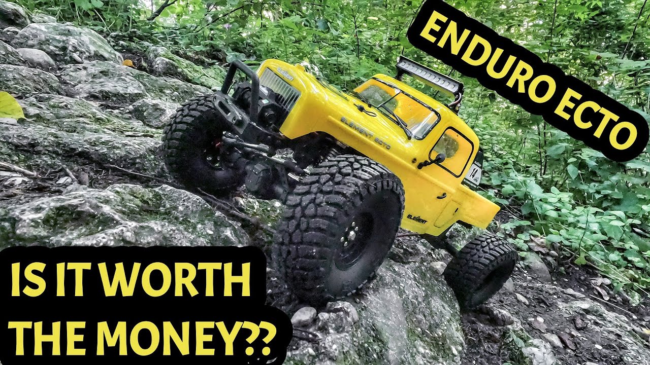 Element RC Enduro Ecto Trail Truck | test run in the woods - YouTube