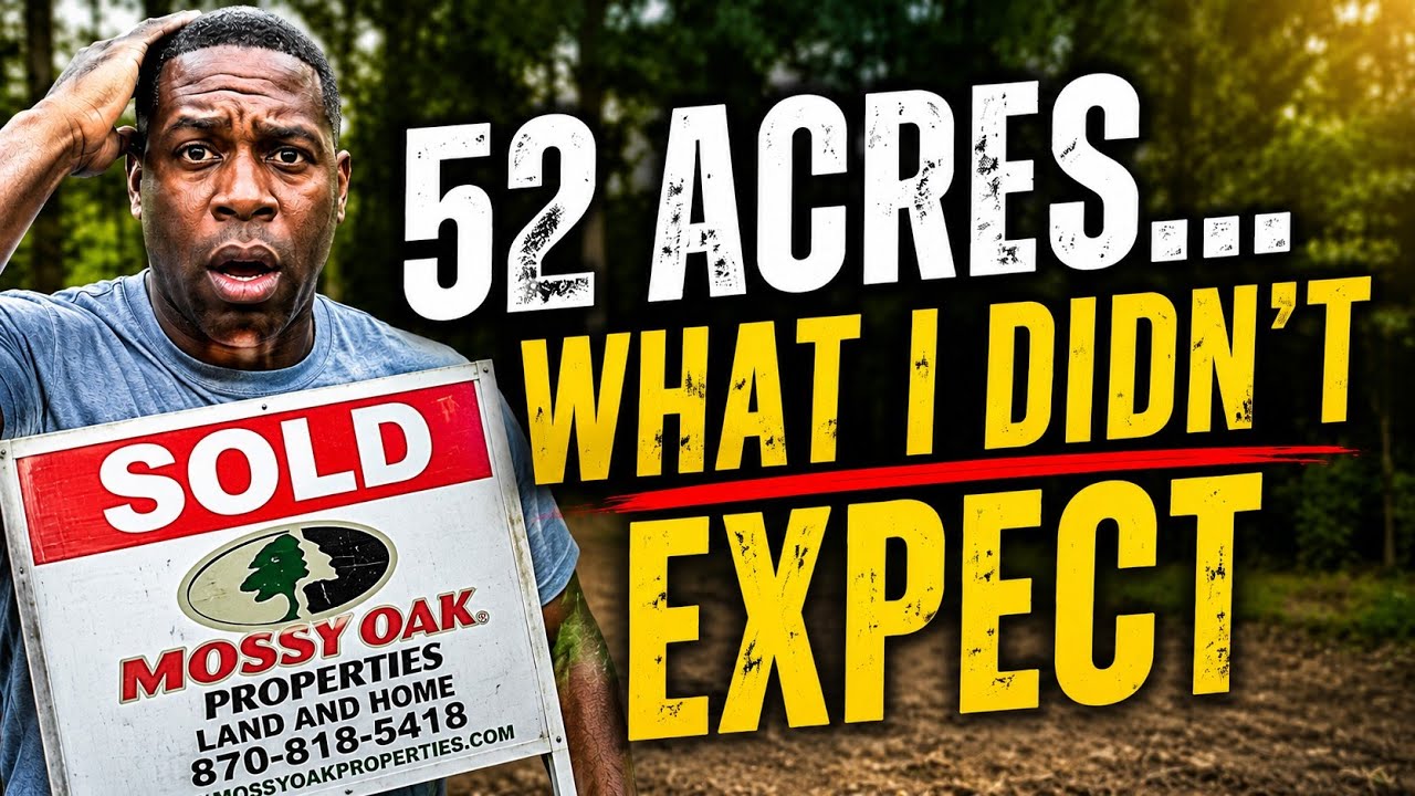 My First Land Purchase! 52 Acres of Hunting & Recreation with a Cabin ...