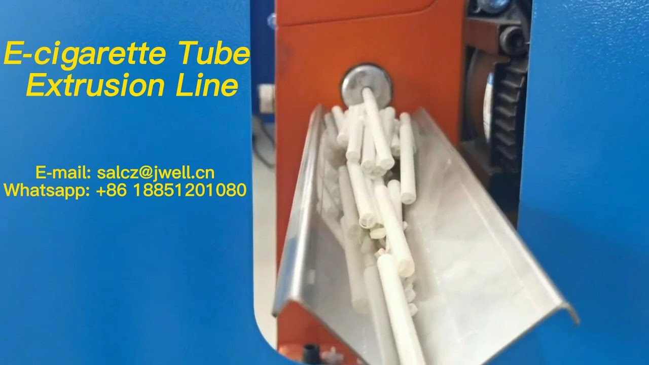E-cigarette tube production process - YouTube