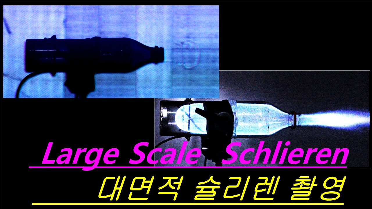 [Highspeed Color Schlieren & Large Scale Schlieren] 레트로 반사시트를 사용한 대면적 ...