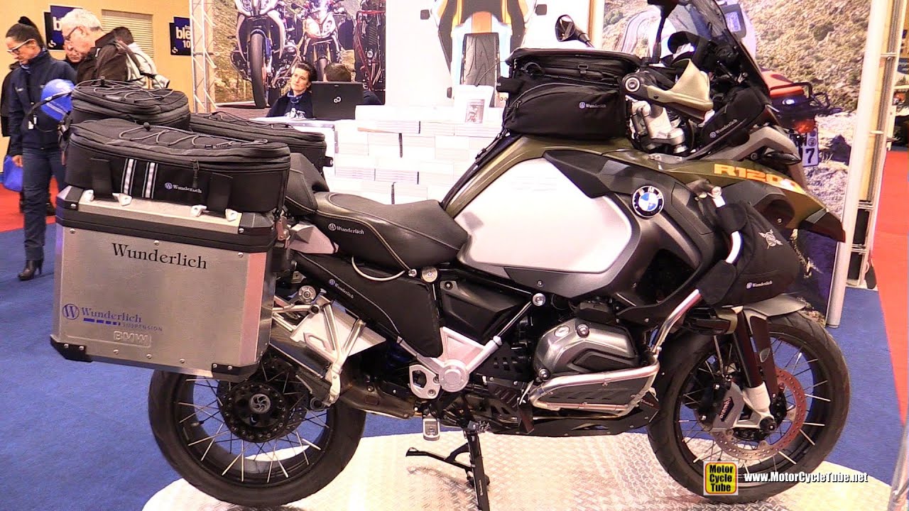 2016 BMW R1200GS Adventure by Wunderlich - Walkaround - 2015 Salon Moto ...