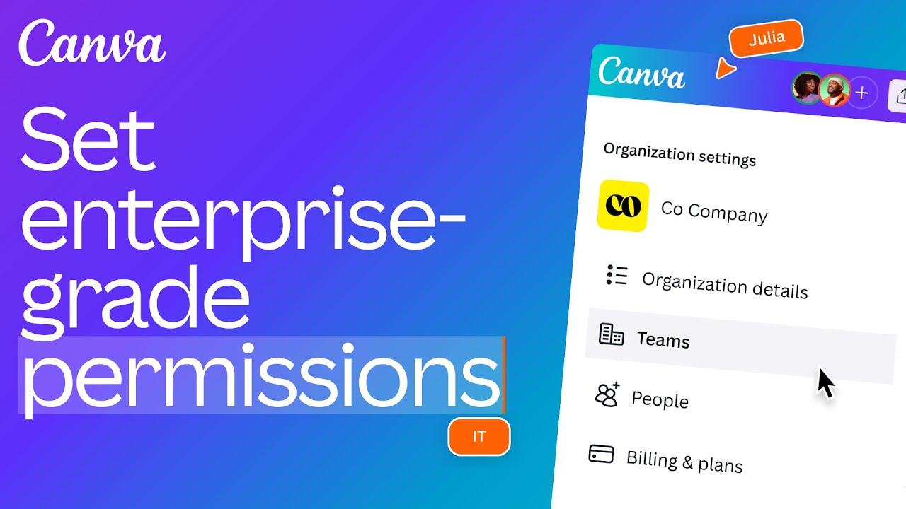 Learn how IT teams manage enterprise permissions | Canva workflow demo ...