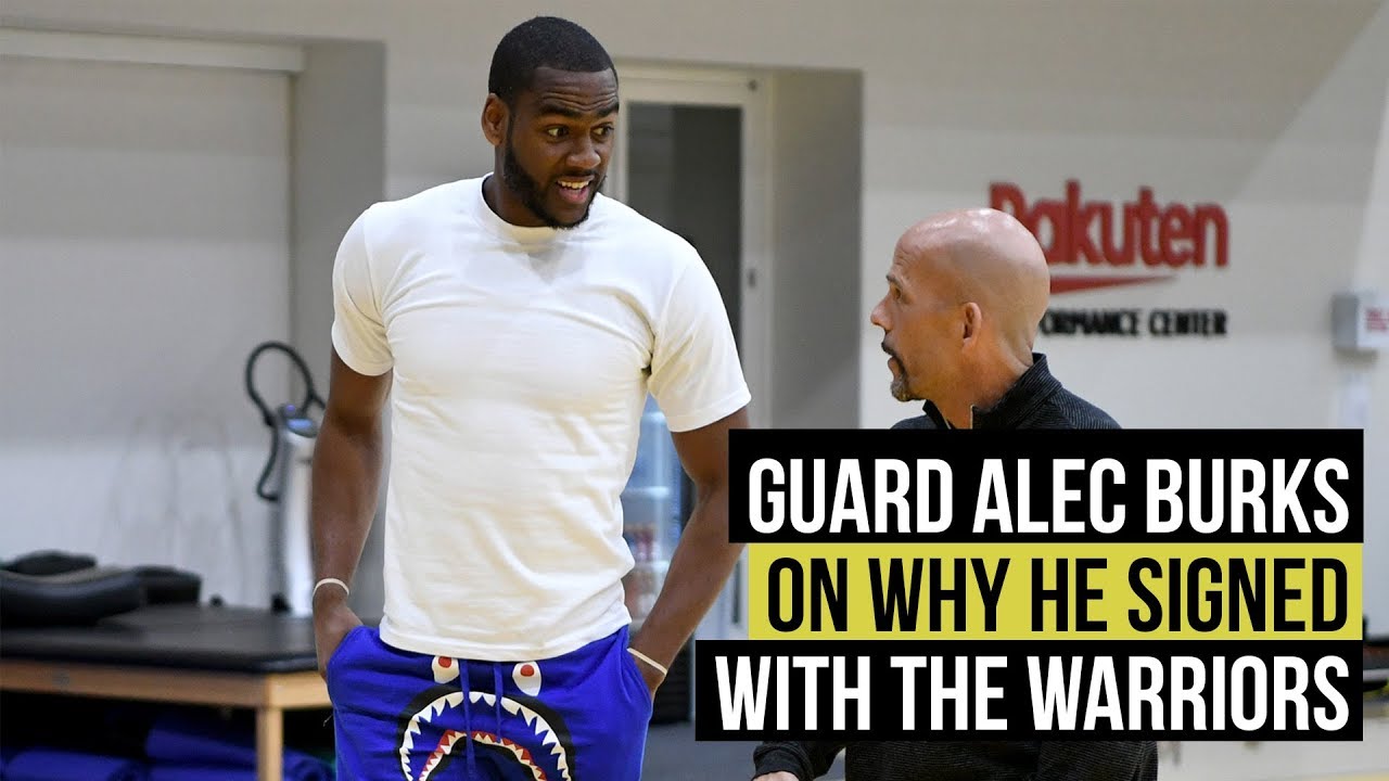 Free agent Alec Burks on why he signed with Warriors - YouTube