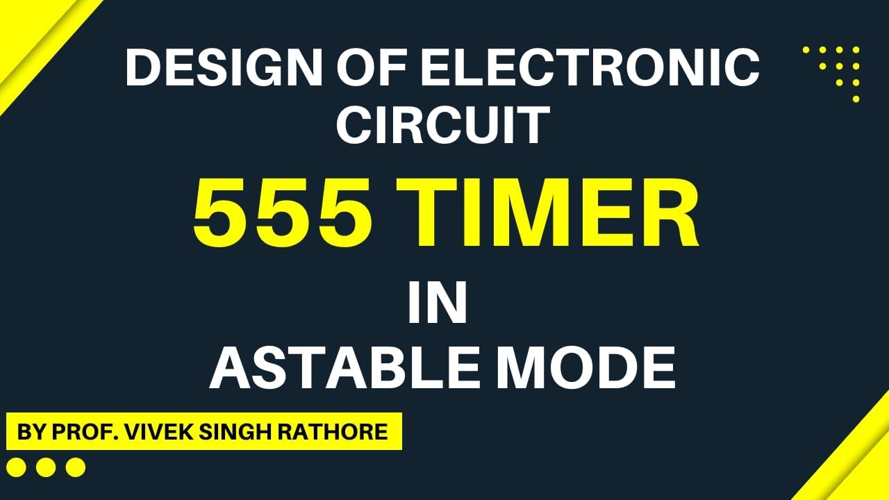 How Does 555 Timer In Astable Mode Works Application Of IC 555