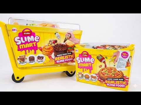 Part 1|I Made the Most REALISTIC SLIME PIZZA! 🍕 Zuru Slime Mart Unboxing & DIY
