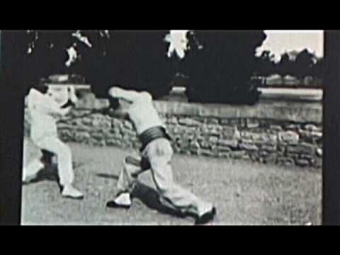1897 Boxe Francaise (Savate) & Baton Demonstration - Lyon France - YouTube