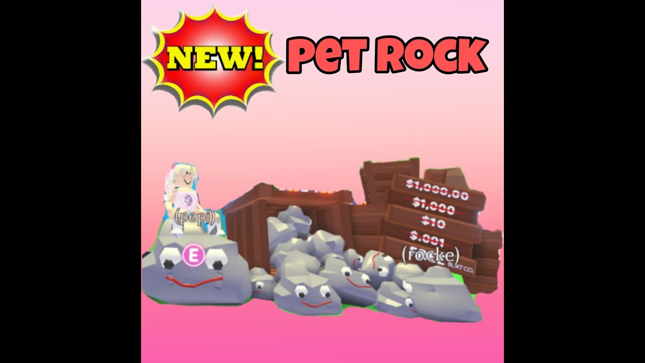 NEW Pet Rock Update in Adopt Me! (Roblox) - YouTube