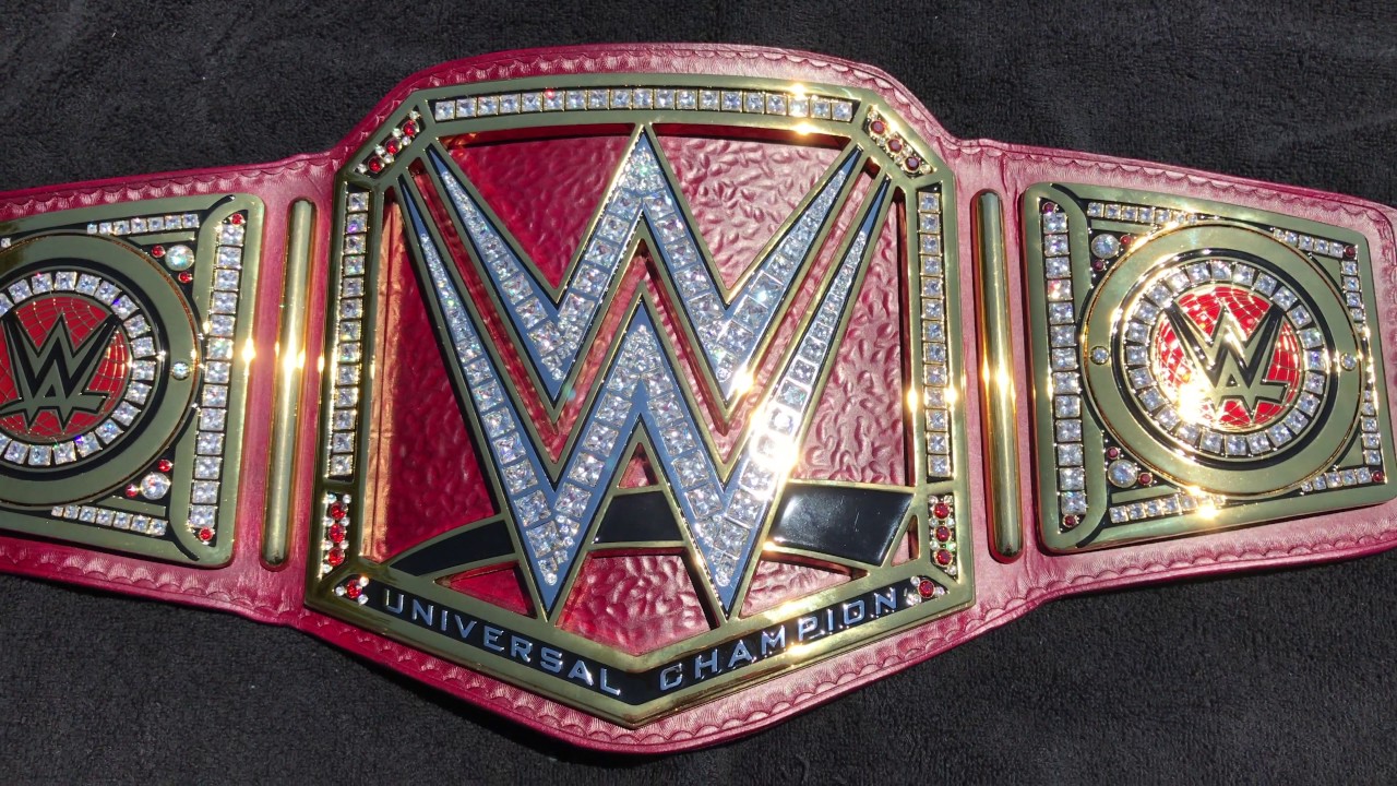 Restoned and Releathered WWE Universal Championship Replica Belt - YouTube
