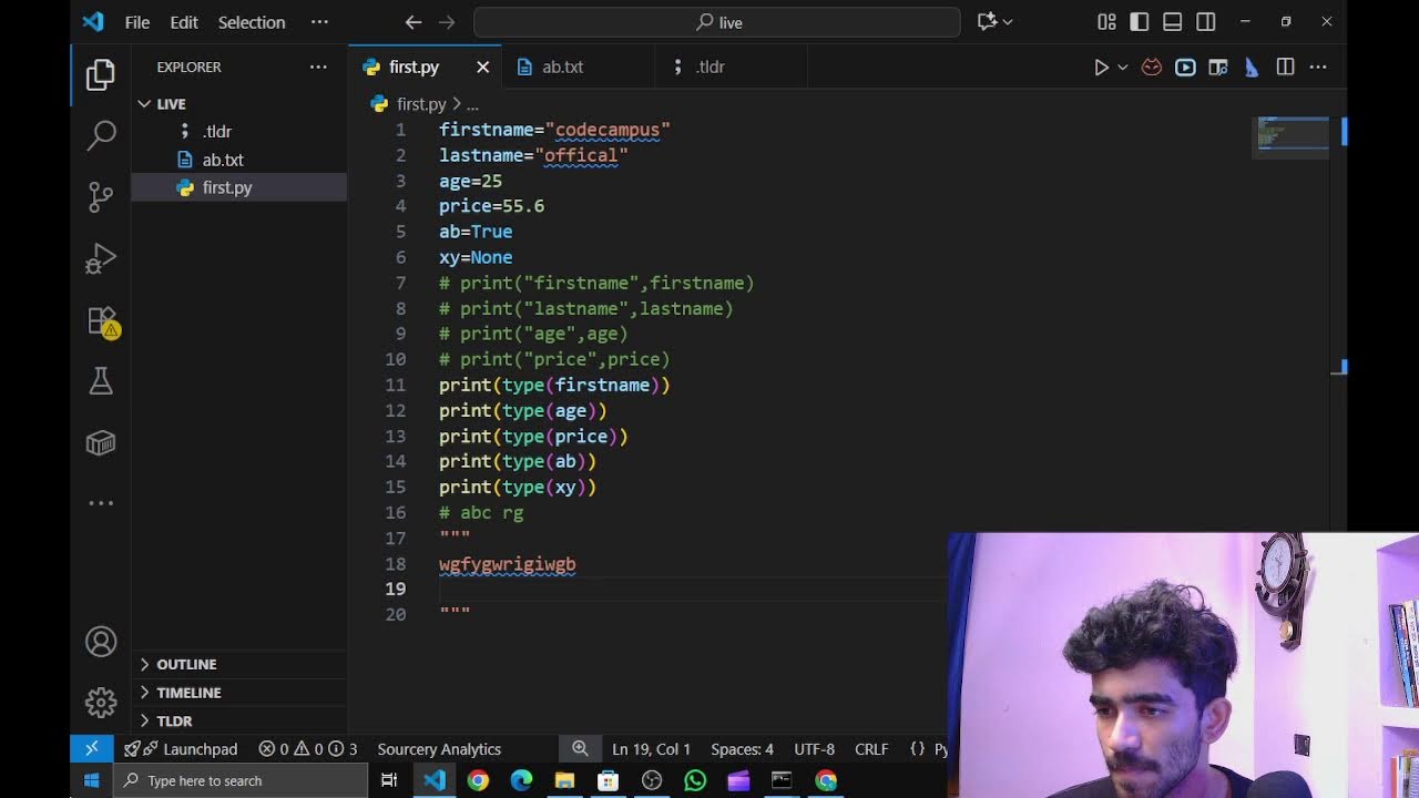 Python live coding session - YouTube