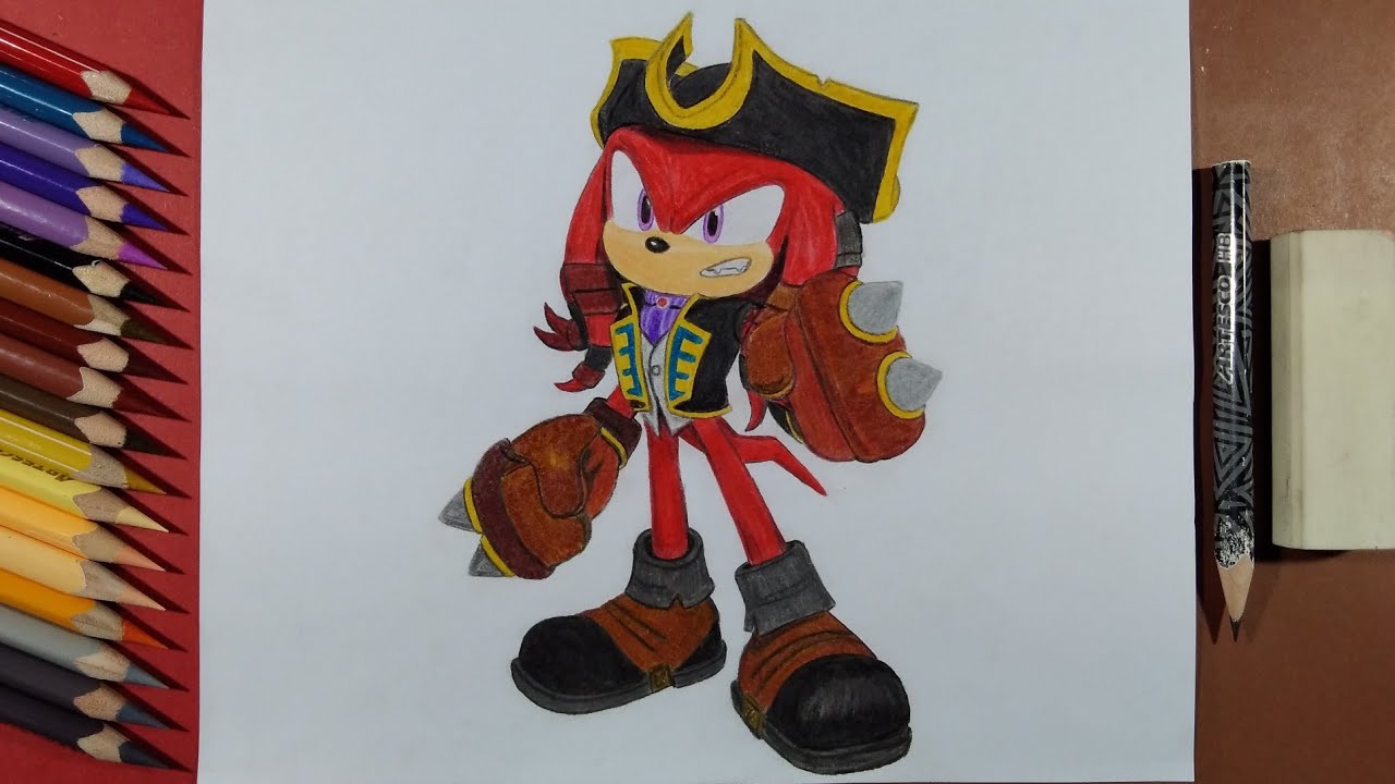 Dibujando a Knuckles el terrible | Sonic Forces | Drawing Knuckles the ...