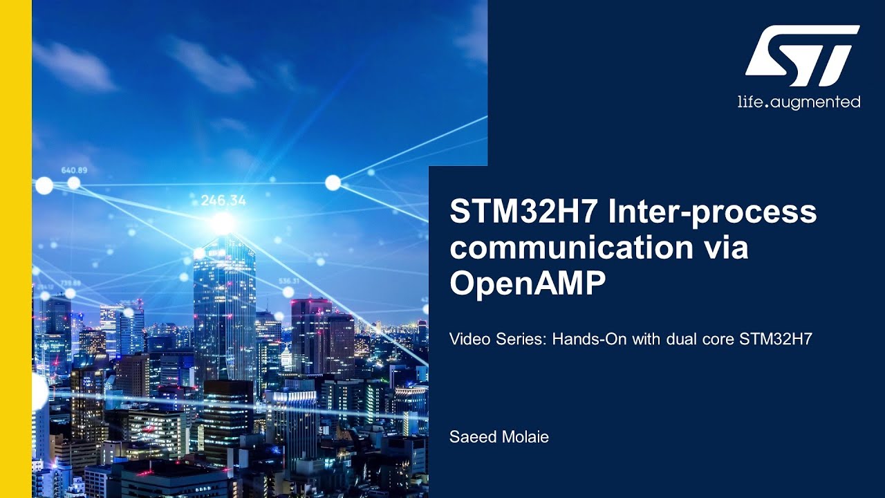 Inter-process Communication via OpenAMP - YouTube