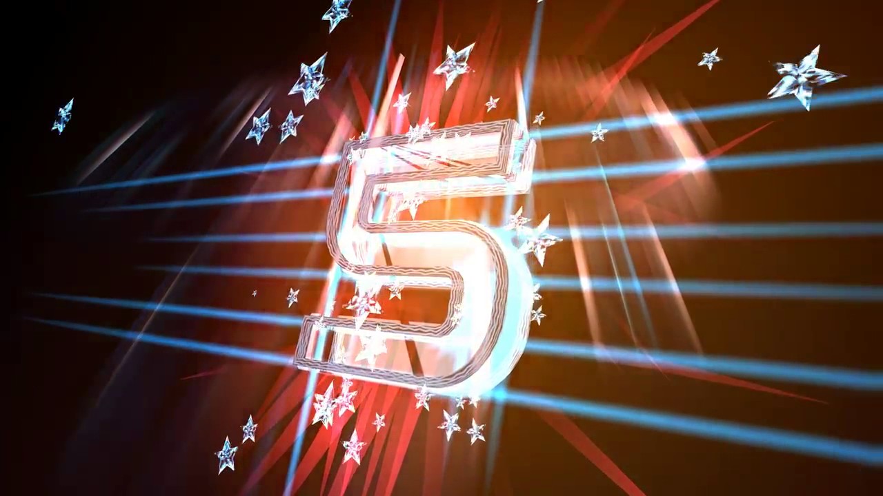 4K 3D Countdown Numbers Jagged Wireframe Ultra HD Animation - YouTube