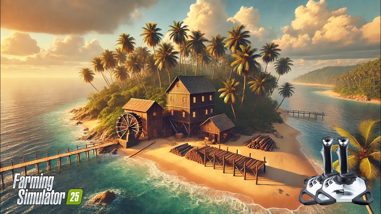 FS25: LOGGING ON LUKAH’S ISLAND WITH ELTEC 277B & VOLVO F16 | FARMING ...