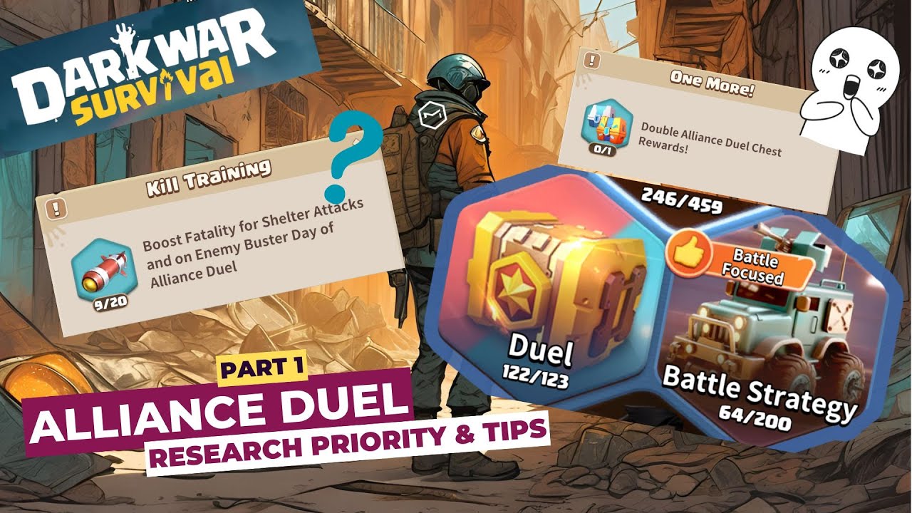 Dark War Survival: Alliance Duel [Part 1] - Research Tips and Strategy - YouTube