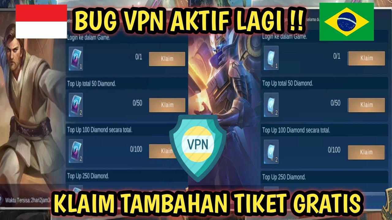 BUG VPN EVENT STAR WARS MOBILE LEGEND - CARA MENDAPATKAN TIKET DRAW ...