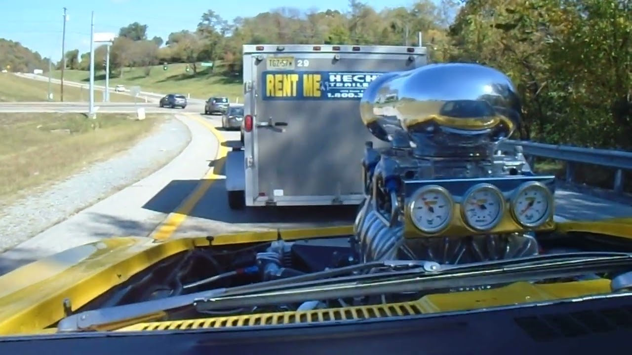 SBC 377 Roots Blower exiting the Interstate - YouTube