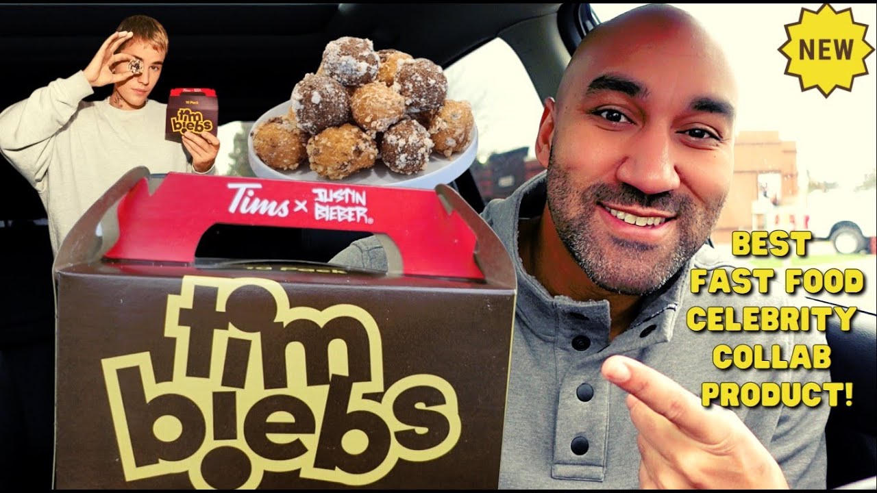 Tim Hortons New Timbiebs - New Justin Beiber Donuts 🤩🍩 - YouTube