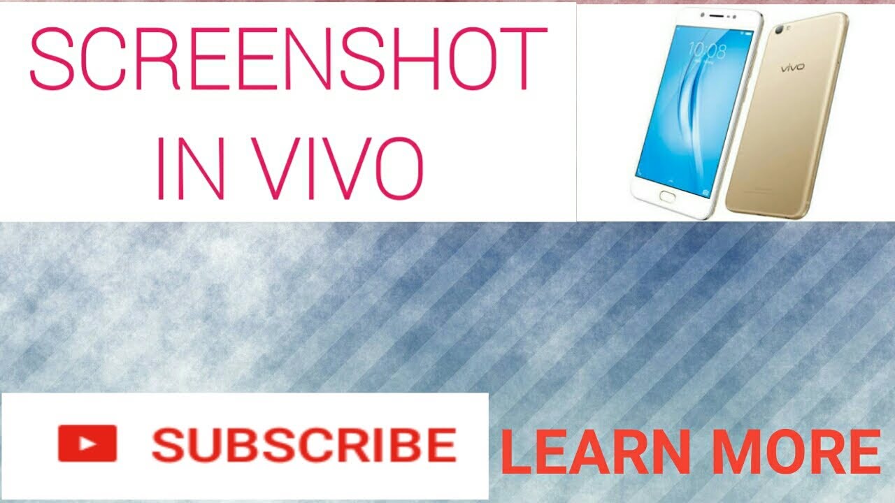 How to take screen shot in Vivo V5S - YouTube