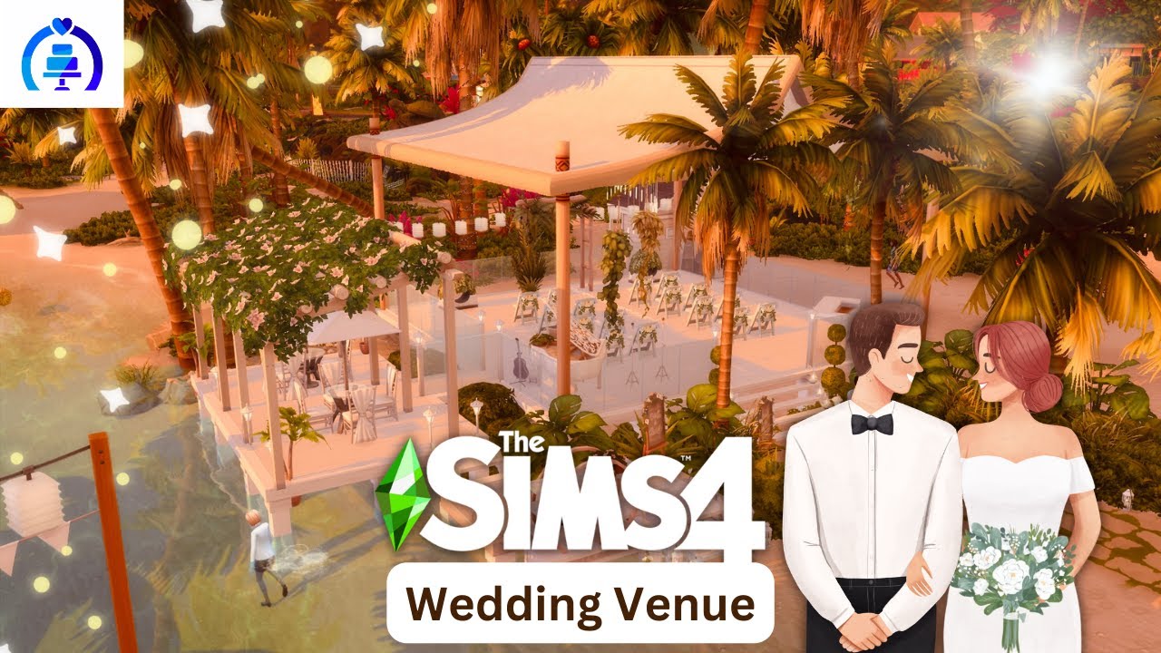 The Sims 4 | Wedding Venue - Speed Build W/Voice Over (No CC) - YouTube