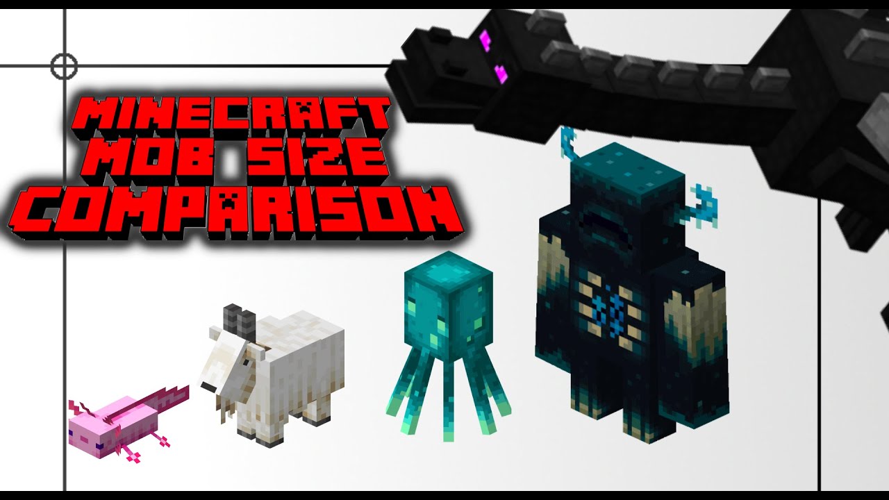 Minecraft 1.17 Mob Height Comparison (2021) - YouTube