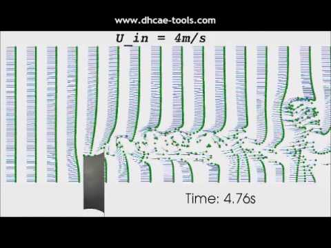 Wind lens simulation with OpenFOAM - YouTube