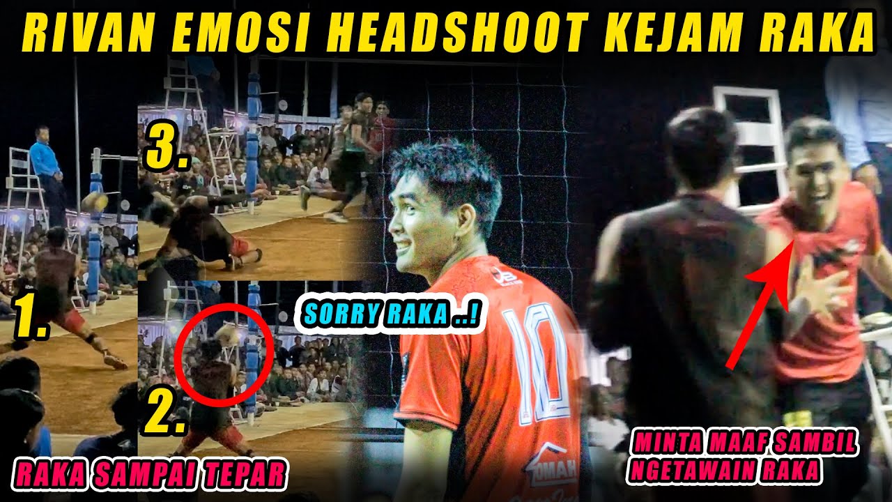 SADIS‼️ BRUTAL‼️ RIVAN HEADSHOOT FAHREZA RAKA SEMUA PEMAIN MALAH KETAWA ...