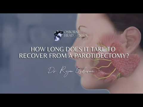 How long does it take to recover from a parotidectomy? - YouTube