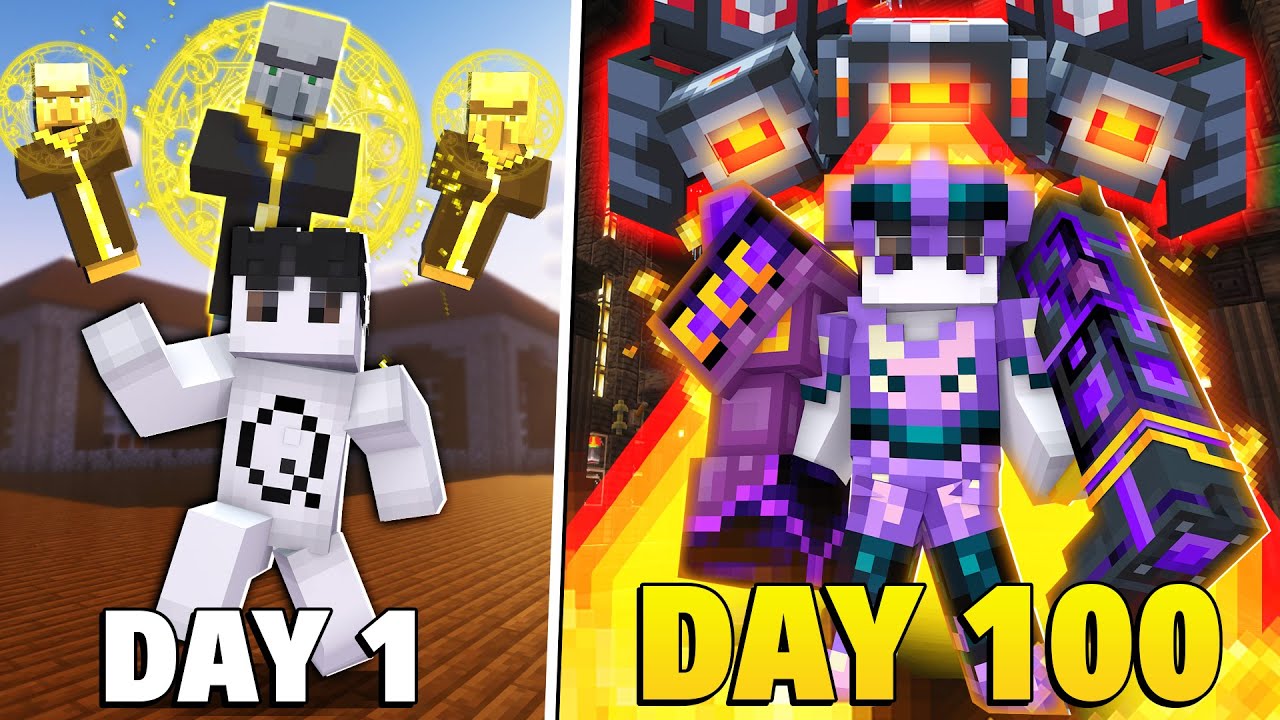 Tôi Sinh Tồn 100 Ngày Trong Better Minecraft BMC4 Siêu Khó!! - YouTube