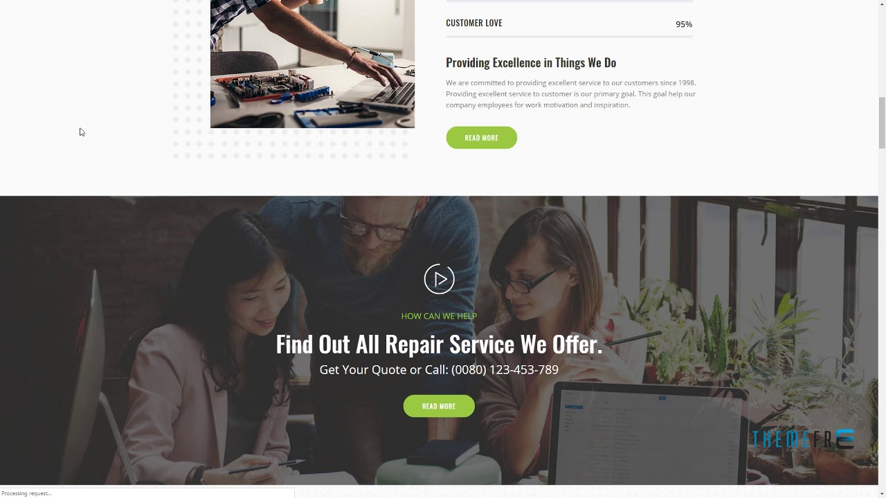 Fixtech - Computer and Mobile Repair Services WordPress Theme De - YouTube