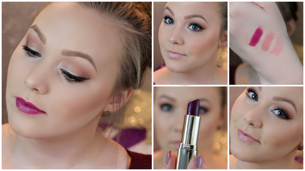 Fall Makeup Tutorial | 3 Lip Options! - YouTube