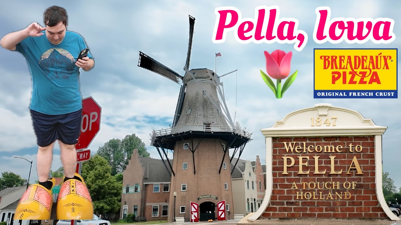 Pella Iowa | Breadeaux Pizza | Jaarsma Bakery | Visiting The Cemetery ...