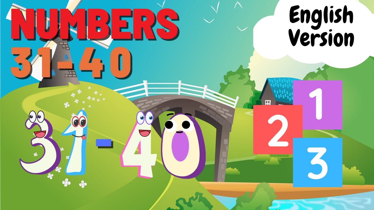 Learning about Numbers 31-40 for Kids | Pintar Belajar Angka dalam ...