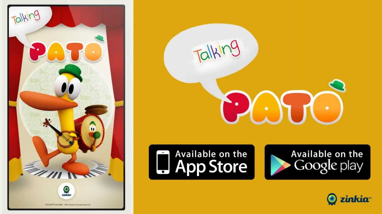 🎮 POCOYÓ GAMEPLAY - Talking Pato | CARTOON GAMES for kids - YouTube