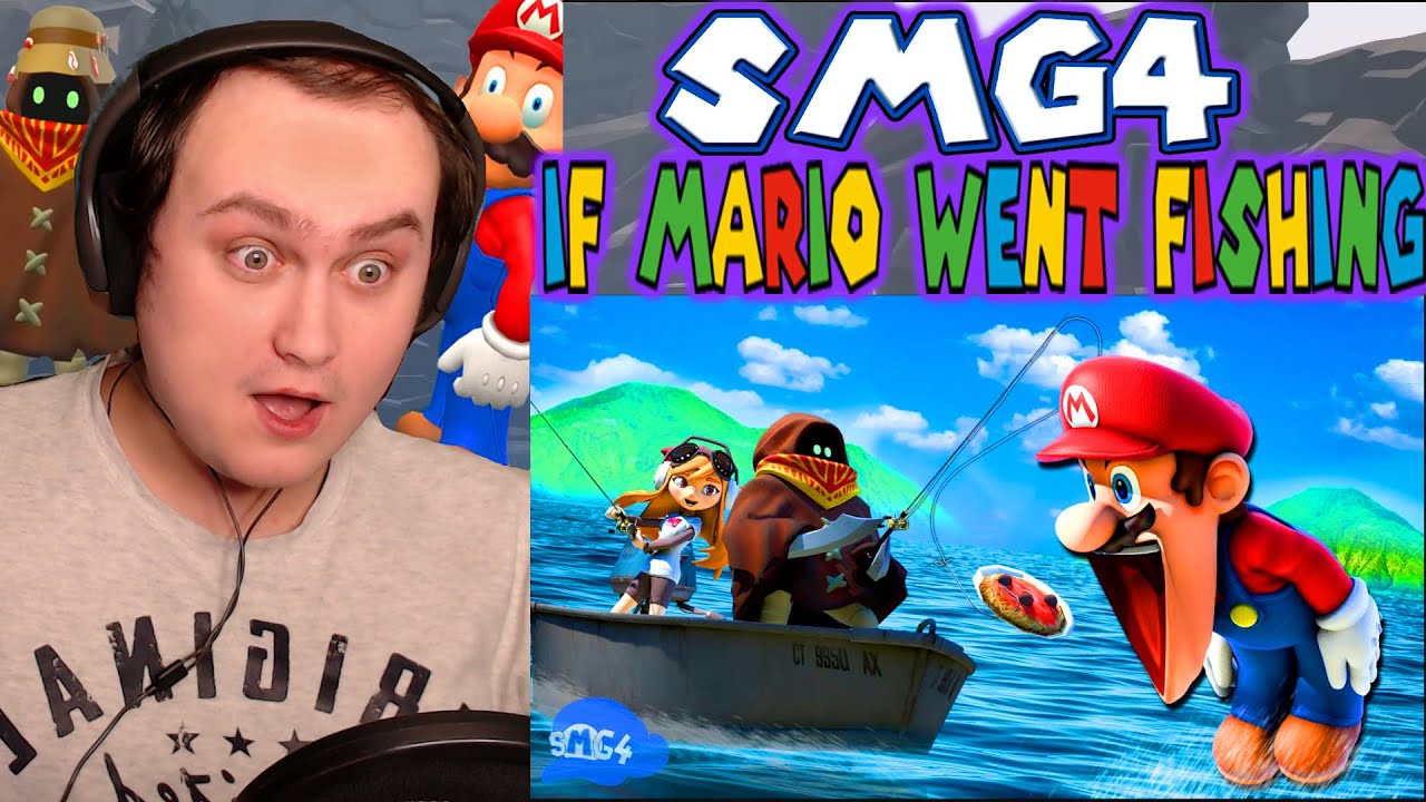 SMG4: If Mario Went Fishing... | Reaction | Boopkins Family - YouTube