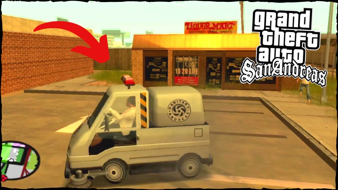 GTA San Andreas - How To Get Sweeper (Location) - YouTube