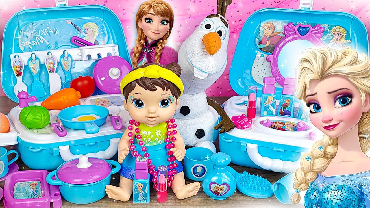 60 Minutes Satisfying with Unboxing Disney Frozen Elsa Toys Collection ...