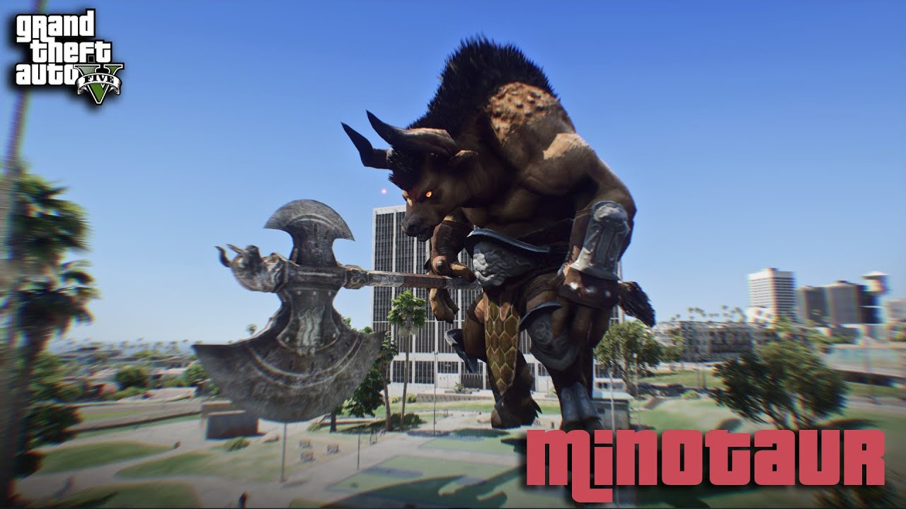 GTA 5 Minotaur Mod Showcase || GTA 5 Mods - YouTube