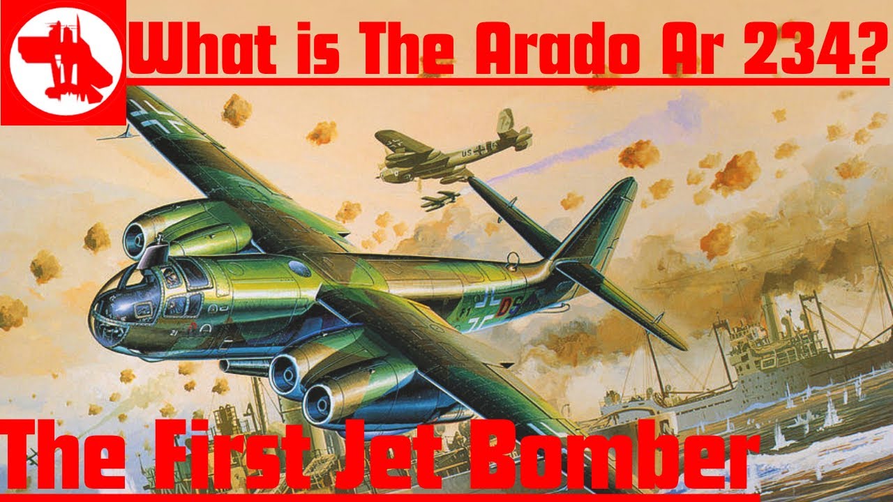 What is The Arado Ar 234 The First Jet Bomber? - YouTube