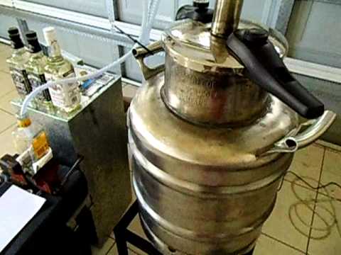 Homemade Still part 5 , 4th bottle almost halfway - YouTube