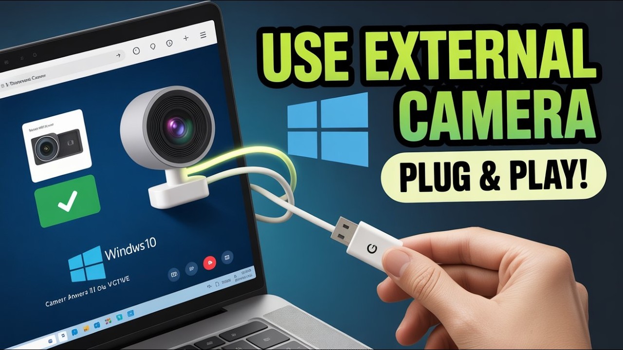 How To Use External Camera On Laptop Windows 10/11 (Complete Guide ...