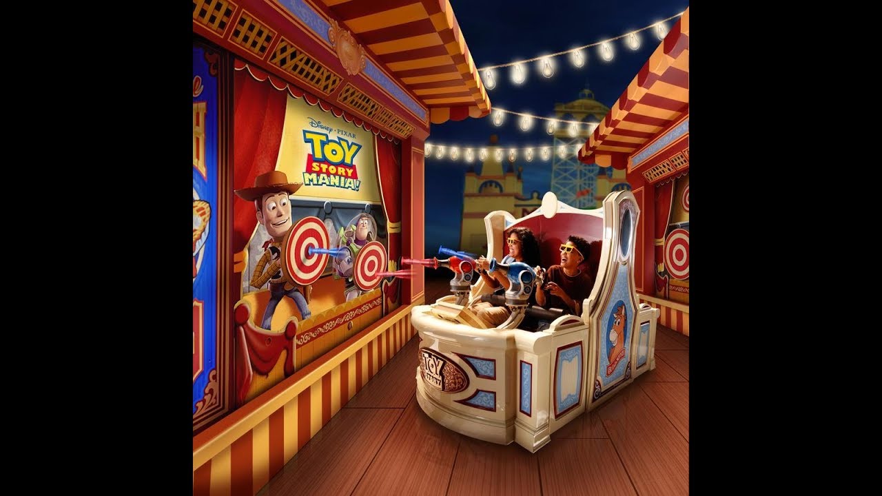 Full HD Toy Story Mania | Disney California Adventure - YouTube